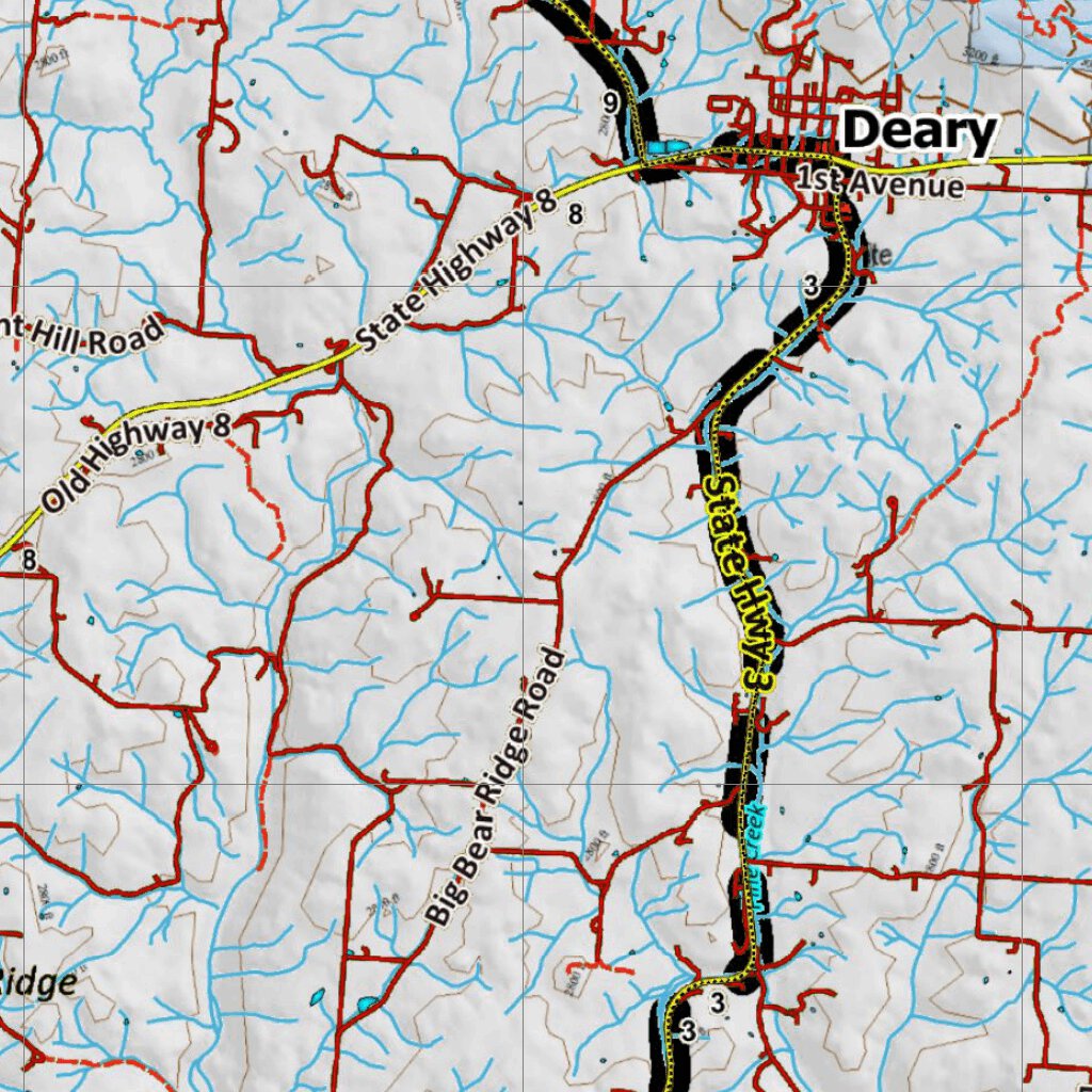 Idaho General Unit 8A Land Ownership Map by Idaho HuntData LLC | Avenza ...