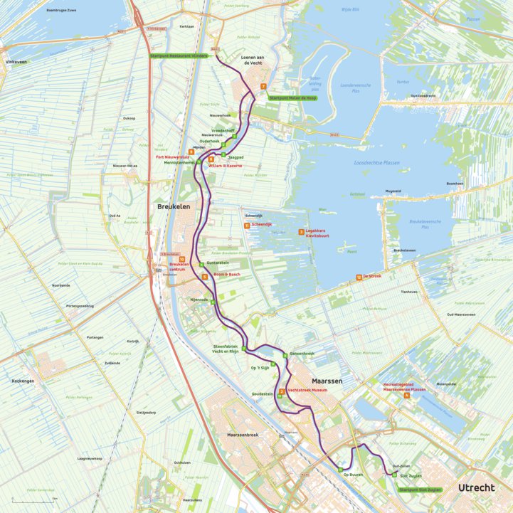 Biking Tour: River Vecht Buitenplaatsenroute Vechtsnoer (27 km) - Gooi ...