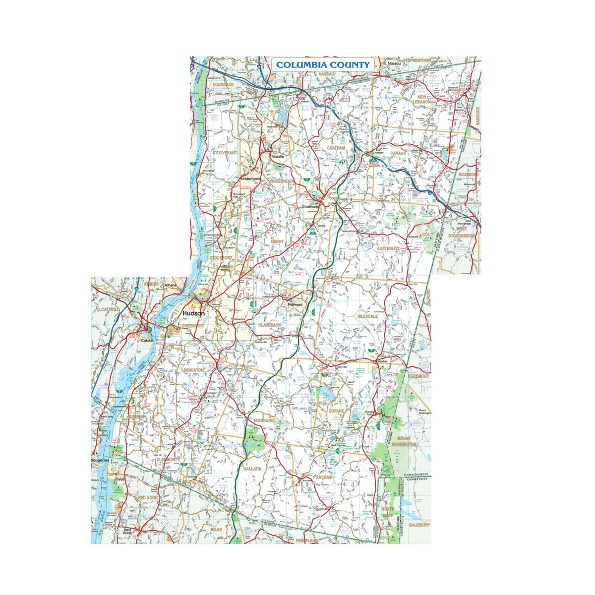 Columbia County Map by JIMAPCO | Avenza Maps