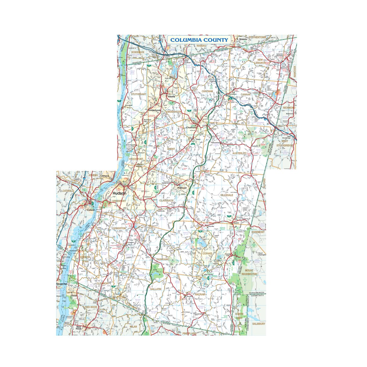 Columbia County Map by JIMAPCO | Avenza Maps