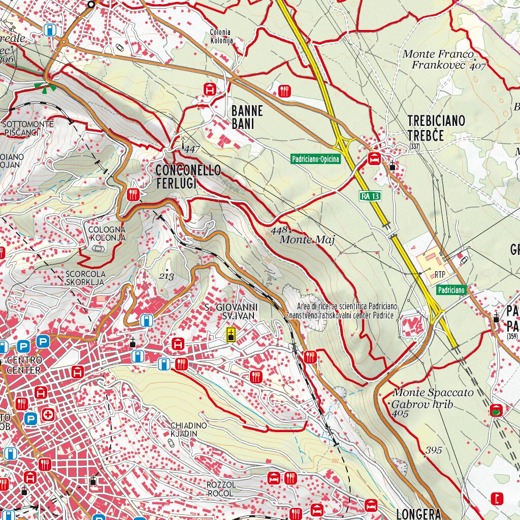 Primorska 1 : 40 000 Kartografija Map by Kartografija d.o.o. | Avenza Maps