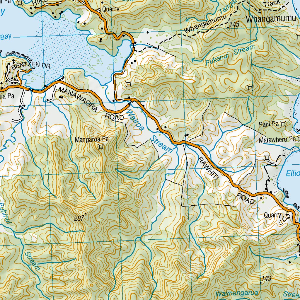 AV30 - Cape Brett Map by Land Information New Zealand | Avenza Maps