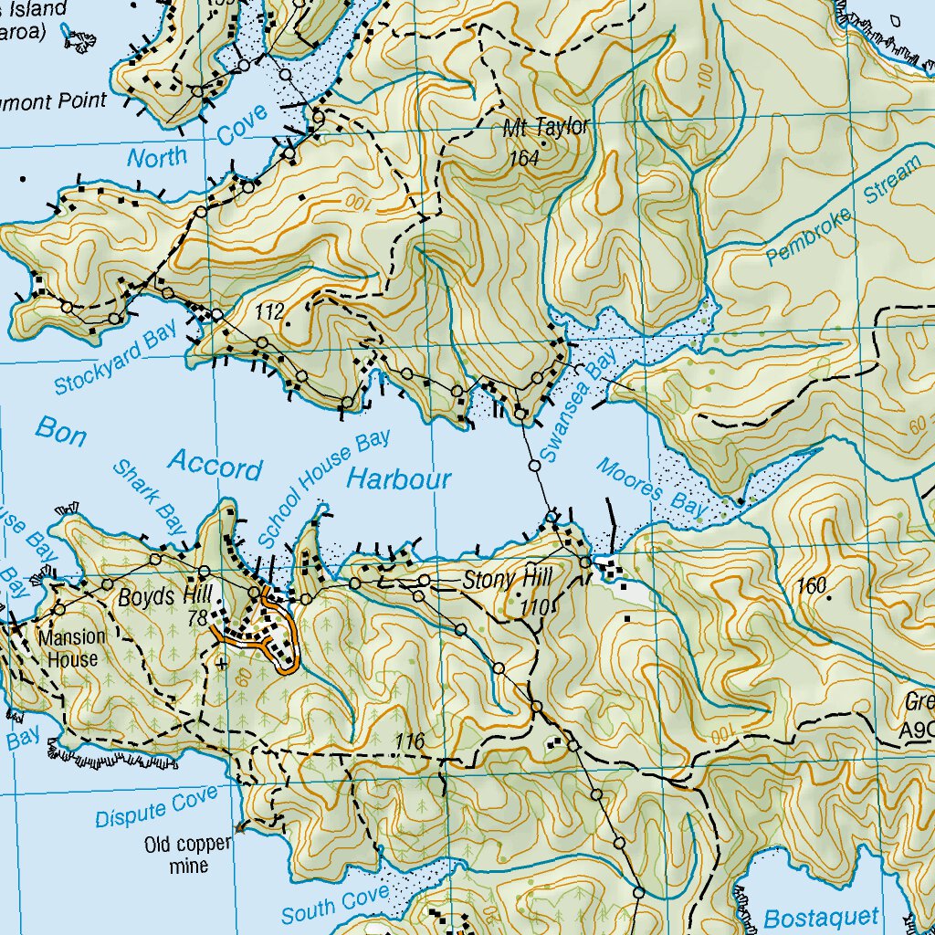 AZ32 - Kawau Island Map by Land Information New Zealand | Avenza Maps