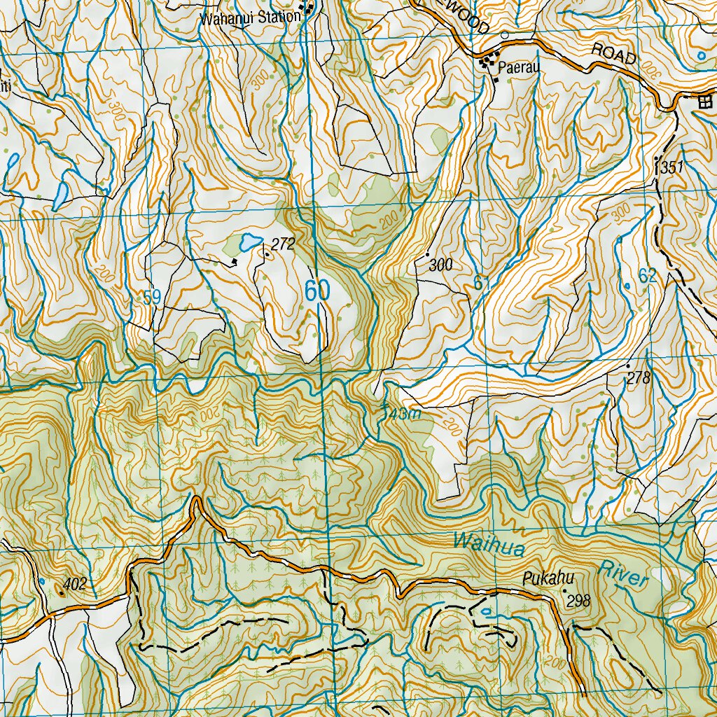 BH40 - Mohaka Map by Land Information New Zealand | Avenza Maps