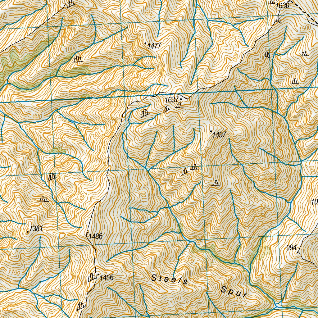 CB12 - Cardrona Map by Land Information New Zealand | Avenza Maps