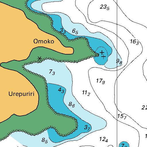 Ocean Bay Map by Land Information New Zealand | Avenza Maps
