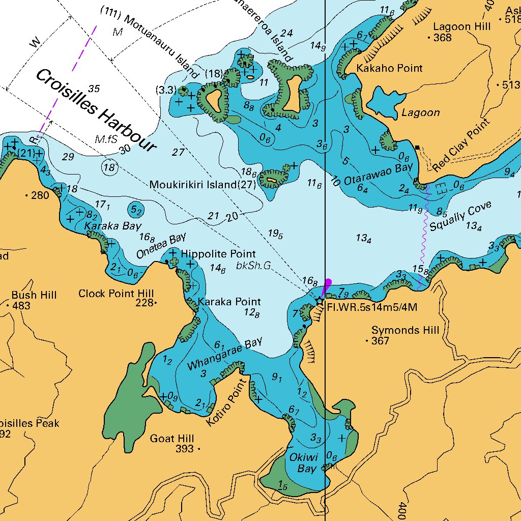 Tasman Bay Map by Land Information New Zealand | Avenza Maps