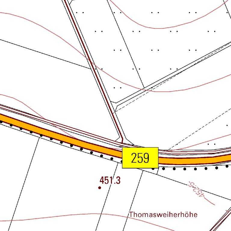 Alflen 1 (1:5,000) Map by Landesamt fur Vermessung und ...