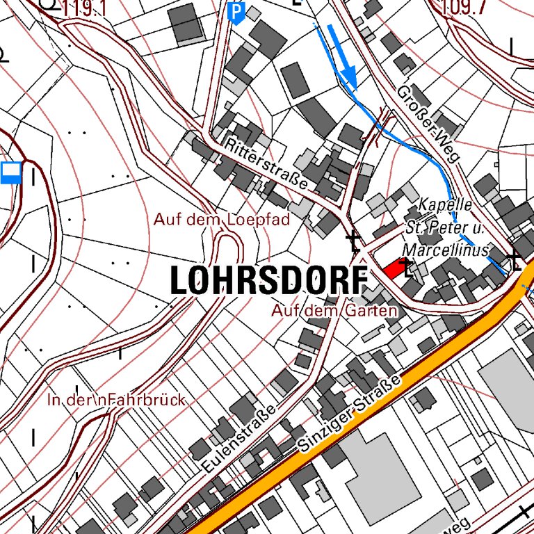 Bad Neuenahr-Ahrweiler 2 (1:5,000) Map by Landesamt fur Vermessung und ...