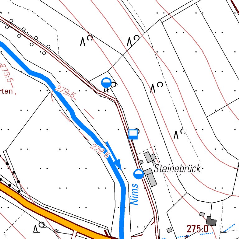 Bitburg 2 (1:5,000) Map by Landesamt fur Vermessung und ...