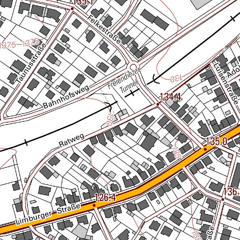 Diez 1 (1:5,000) Map by Landesamt fur Vermessung und ...