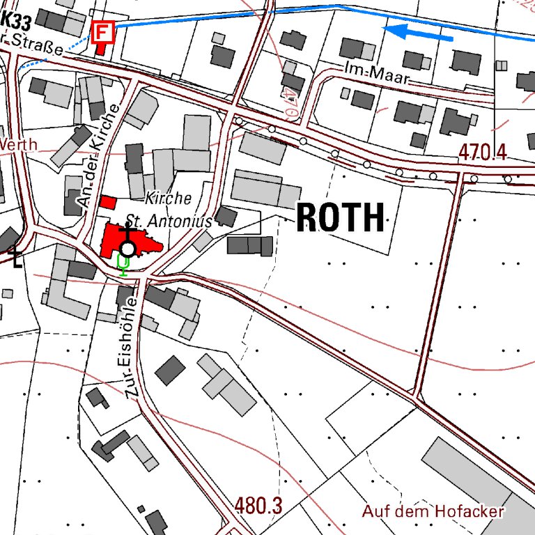 Gerolstein 16 (1:5,000) Map by Landesamt fur Vermessung und ...