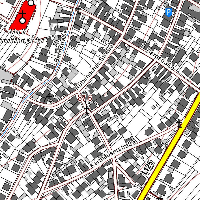 Mülheim-Kärlich 1 (1:5,000) Map by Landesamt fur Vermessung und ...