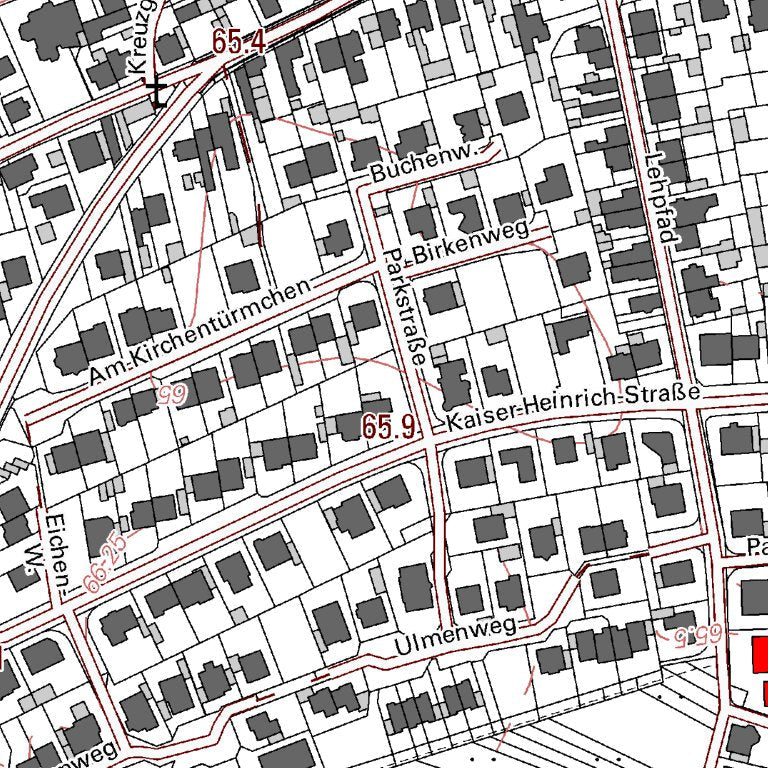 Urmitz (1:5,000) Map by Landesamt fur Vermessung und ...