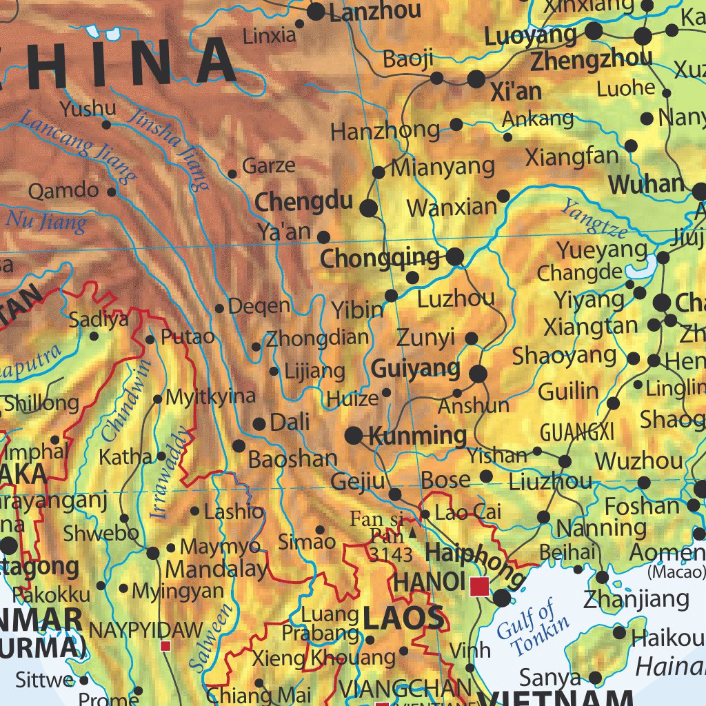 World Topographic Map by Liber AB | Avenza Maps