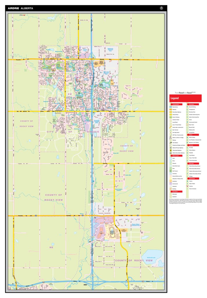 Airdrie, AB Map by Mapmobility Corp. | Avenza Maps