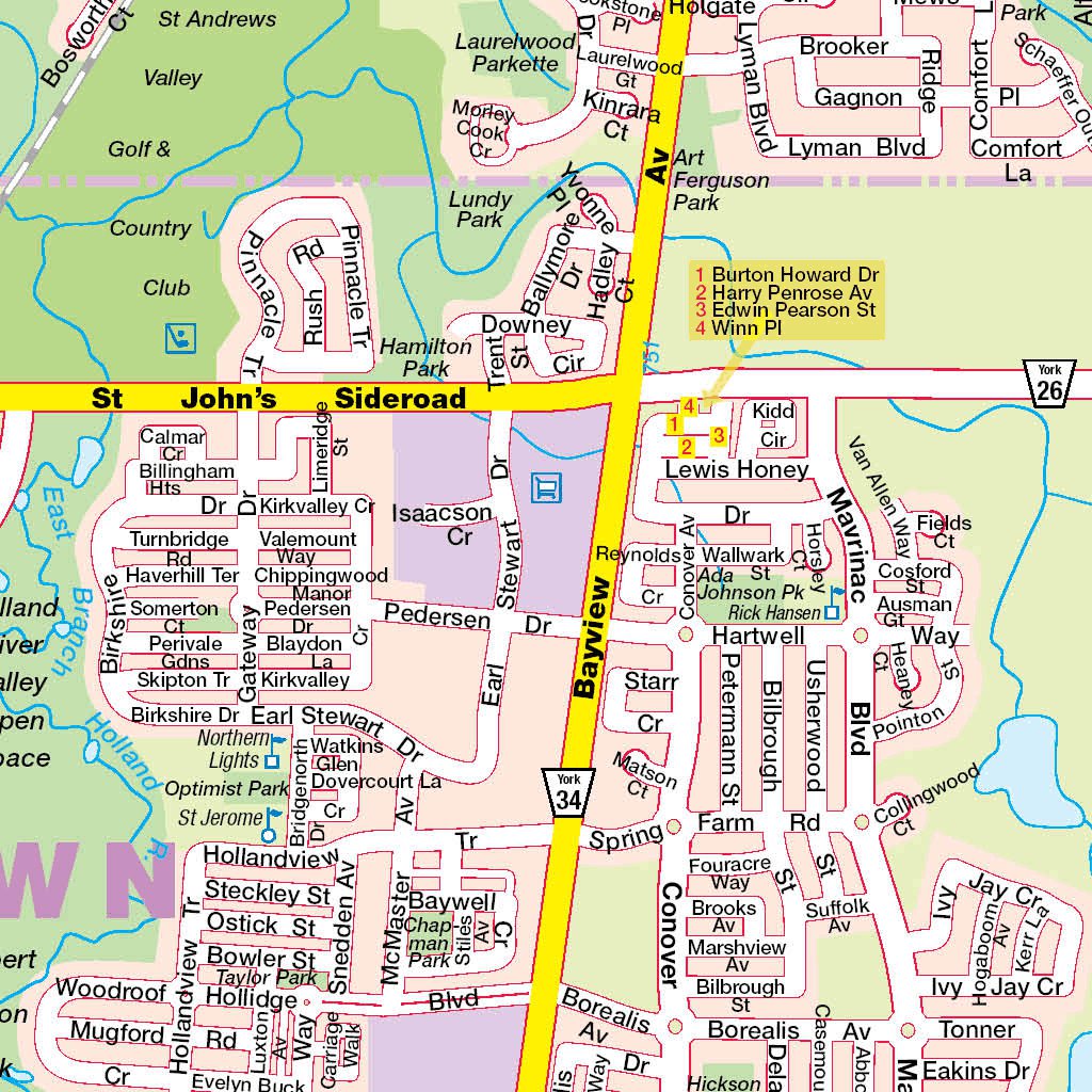 Aurora and Newmarket, ON Map by Mapmobility Corp. | Avenza Maps