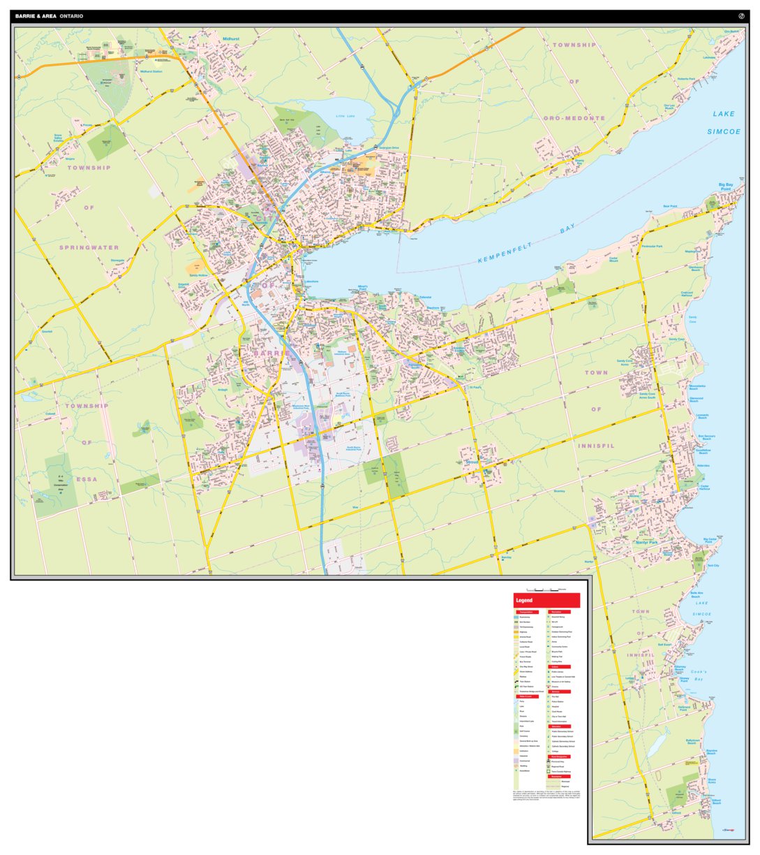 Barrie, ON Map by Mapmobility Corp. | Avenza Maps