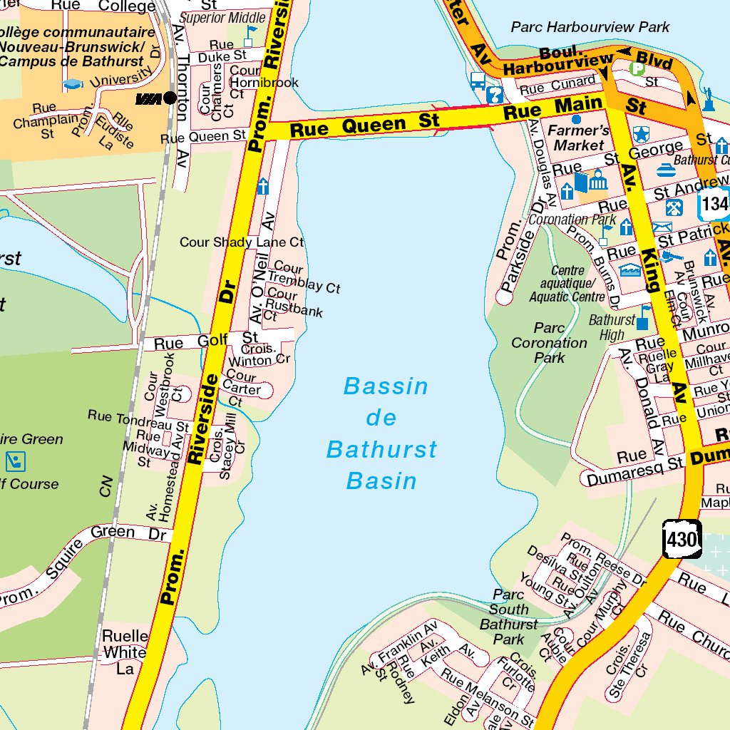 Bathurst, NB Map by Mapmobility Corp. | Avenza Maps