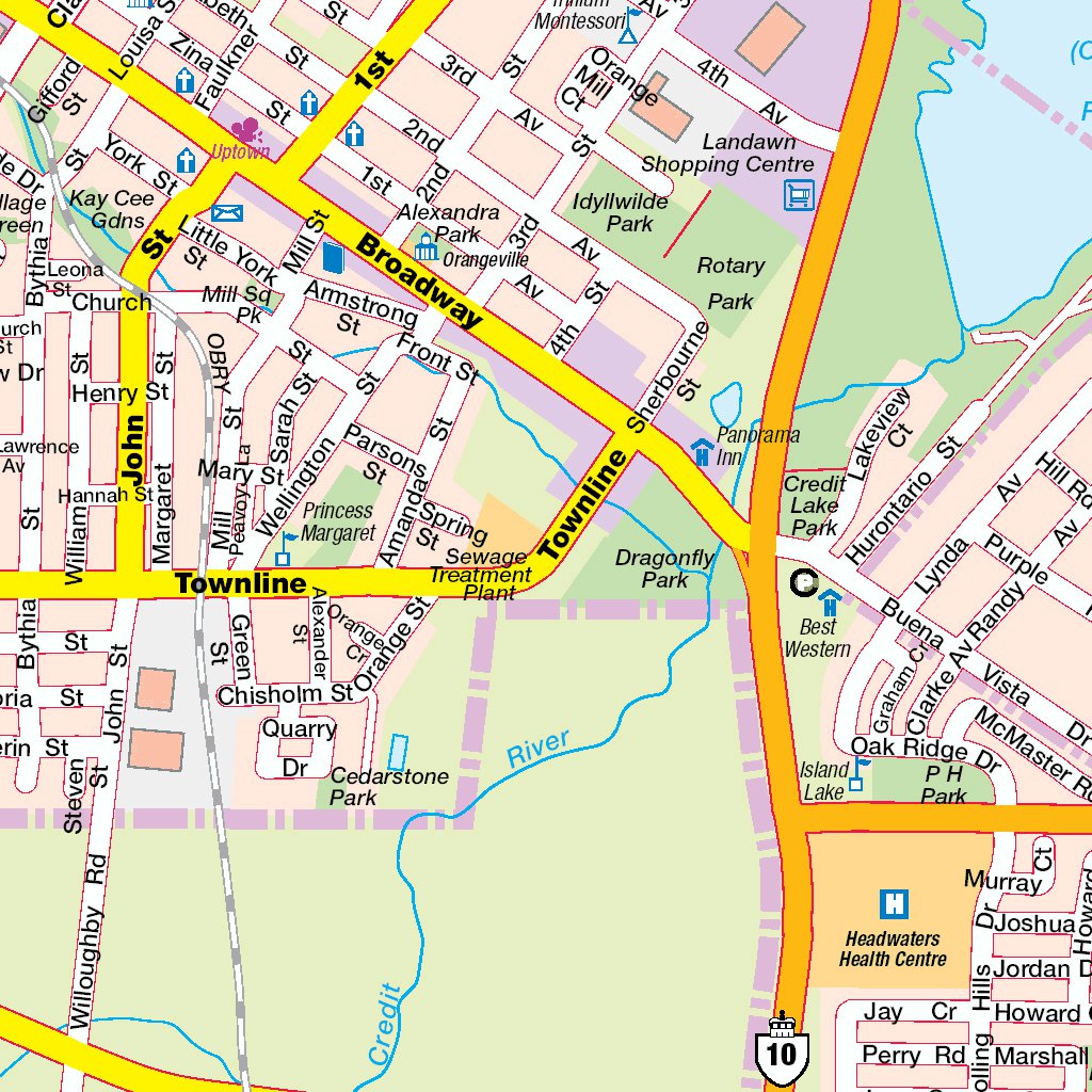Caledon and Orangeville, ON Map by Mapmobility Corp. | Avenza Maps