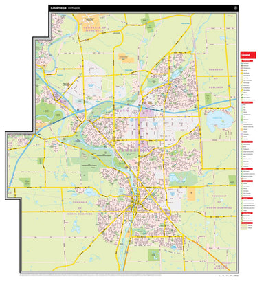 Cambridge, ON Map by Mapmobility Corp. | Avenza Maps
