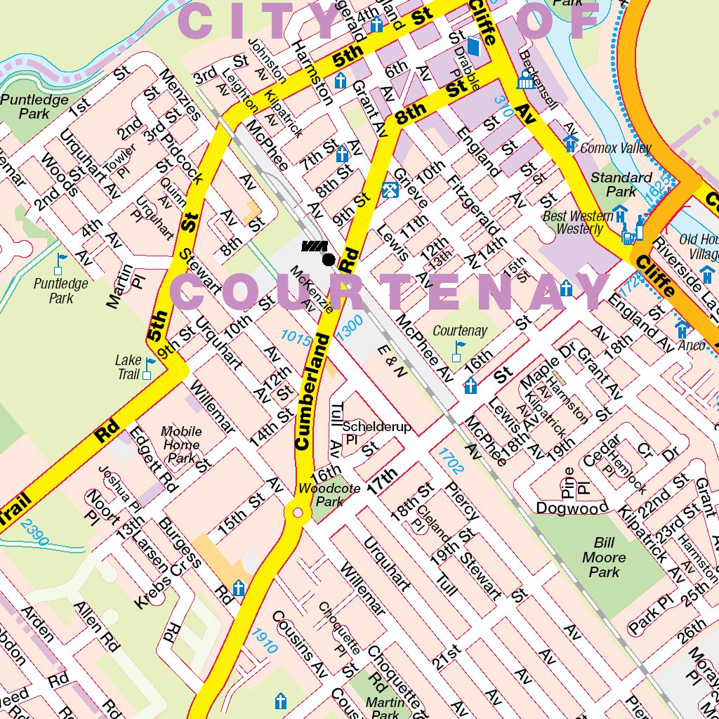 Courtenay Comox, BC Map by Mapmobility Corp. | Avenza Maps