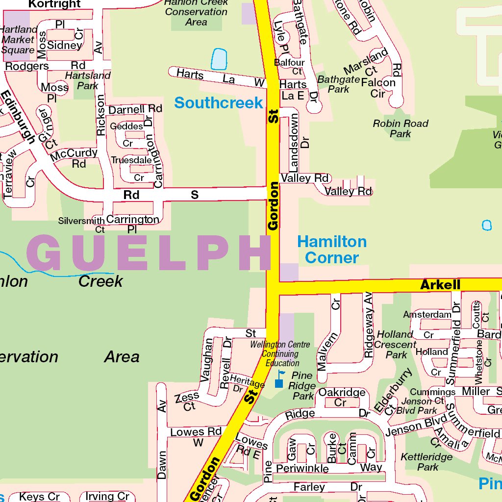 Guelph, ON Map by Mapmobility Corp. | Avenza Maps
