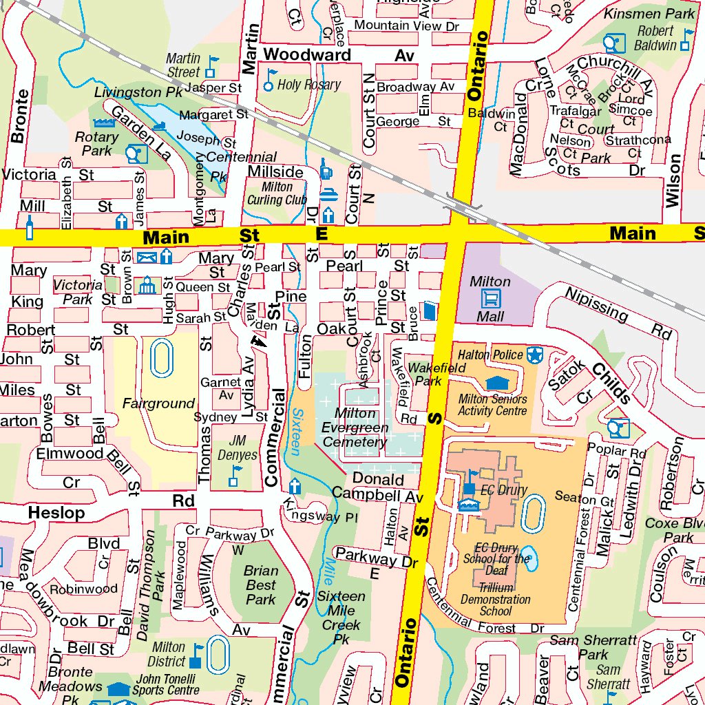 Milton, ON Map by Mapmobility Corp. | Avenza Maps