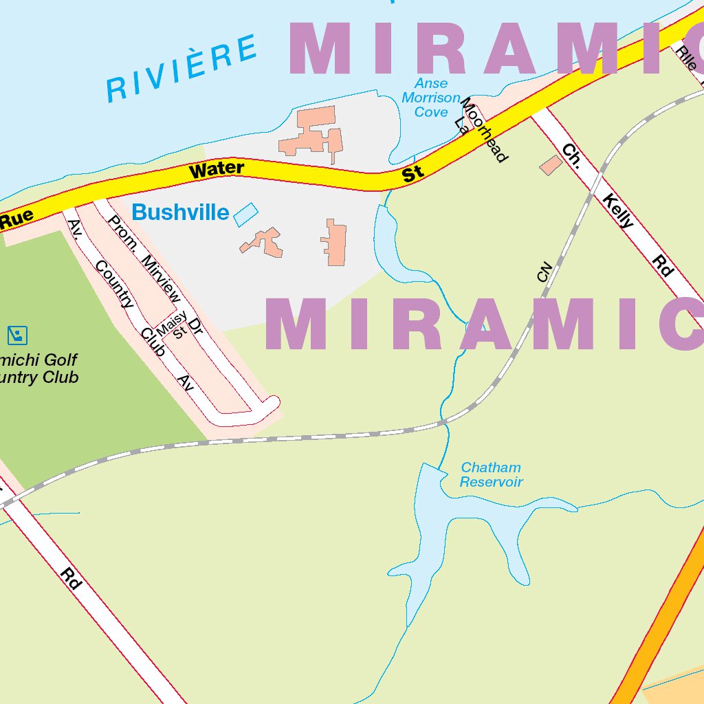 Miramichi, NB Map by Mapmobility Corp. | Avenza Maps