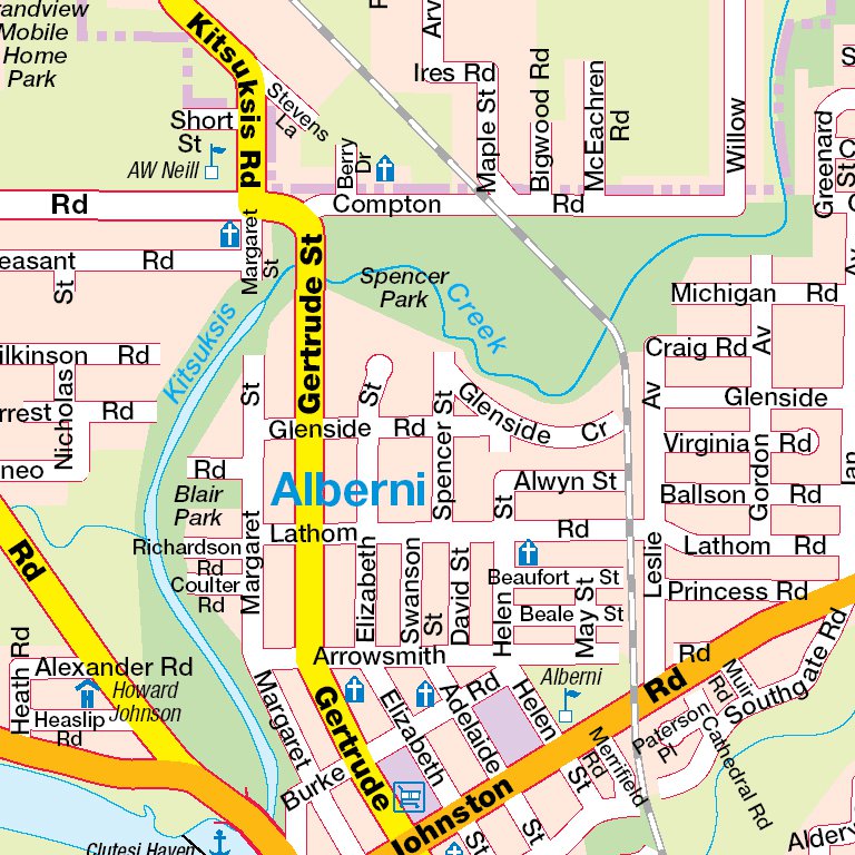 Port Alberni, BC Map by Mapmobility Corp. | Avenza Maps