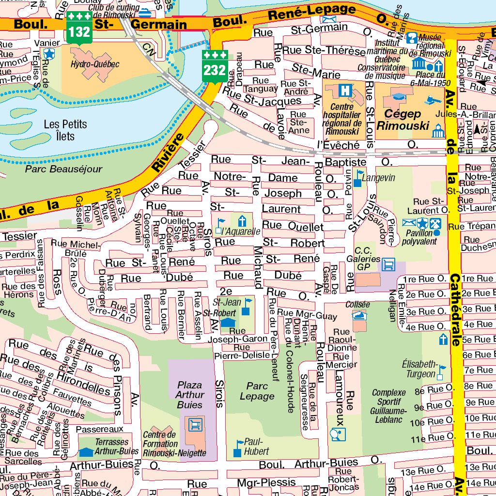 Rimouski, QC Map by Mapmobility Corp. | Avenza Maps