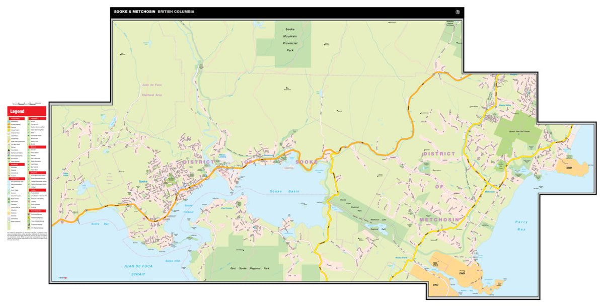 Sooke and Metchosin, BC Map by Mapmobility Corp. | Avenza Maps