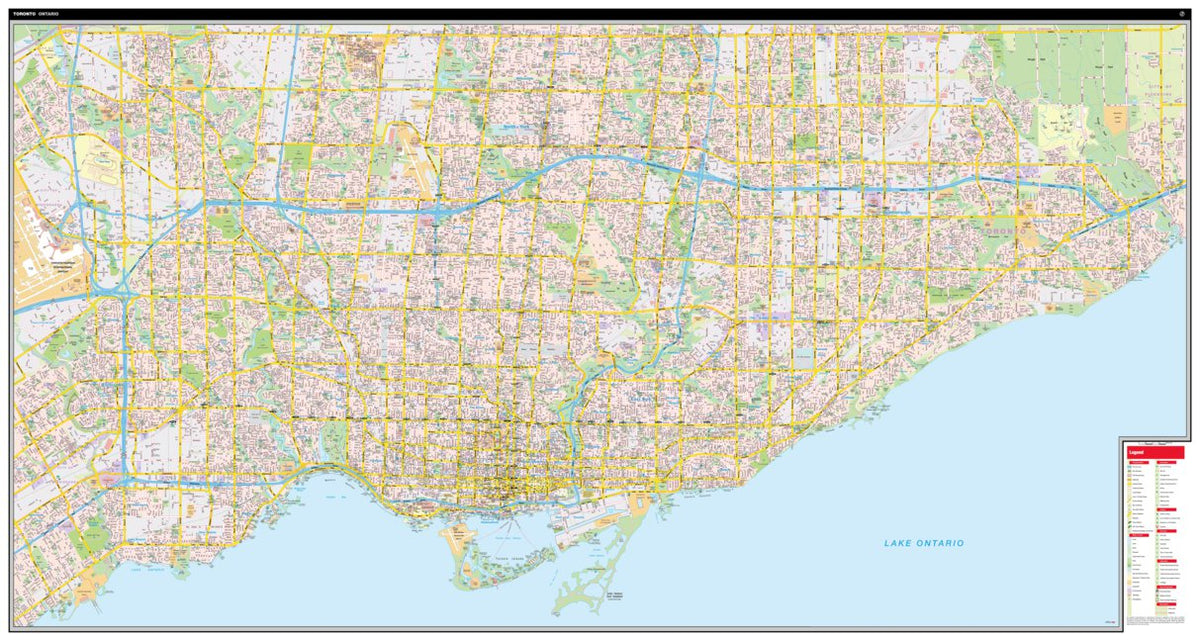 Toronto, ON Map by Mapmobility Corp. | Avenza Maps