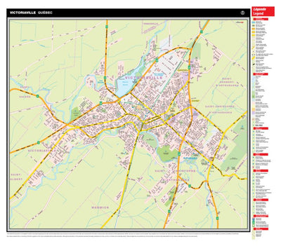 Victoriaville, QC Map by Mapmobility Corp. | Avenza Maps