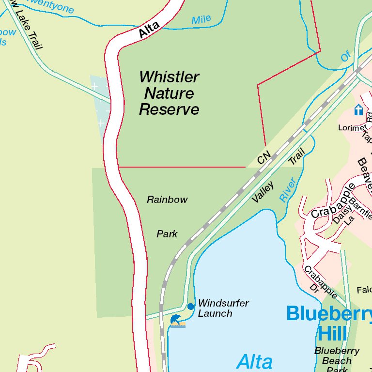 Whistler, BC Map by Mapmobility Corp. | Avenza Maps