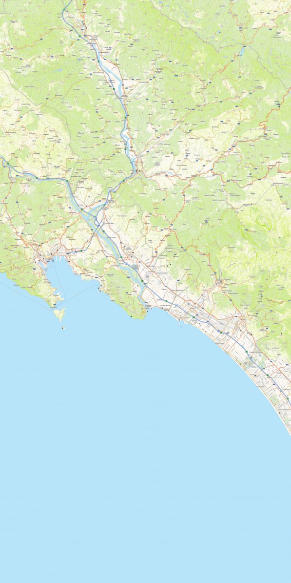 Liguria, Italy part 9 Map by MapSherpa | Avenza Maps