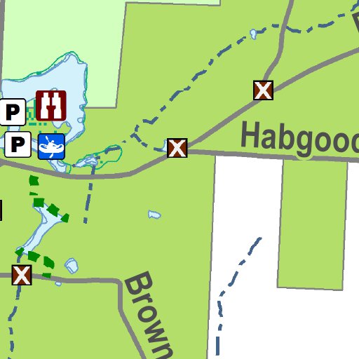 Hanging Bog Wildlife Management Area Map by mapsoffline.com | Avenza Maps