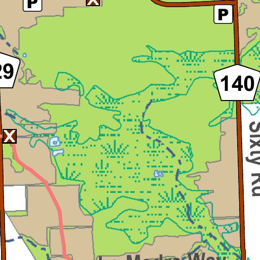 Three Rivers Wildlife Management Area Map by mapsoffline.com | Avenza Maps