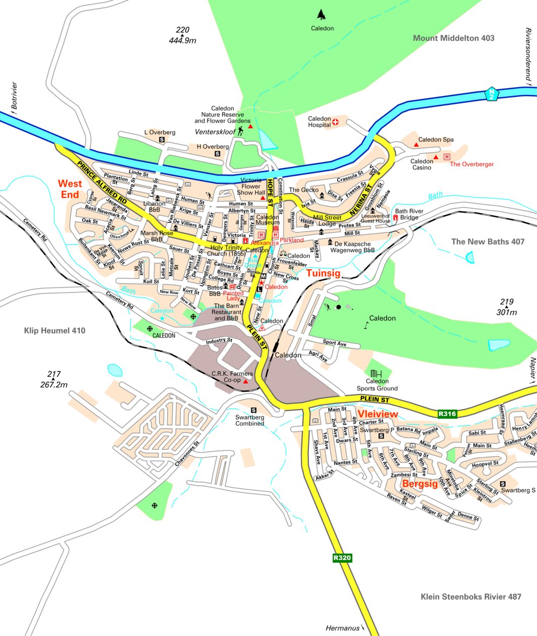 Caledon Map by MapStudio | Avenza Maps