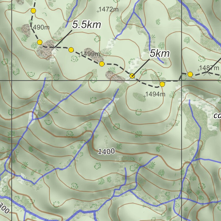 Australian Alpine Walking Track - Baw Baw Village to Mt Whitelaw Map by ...