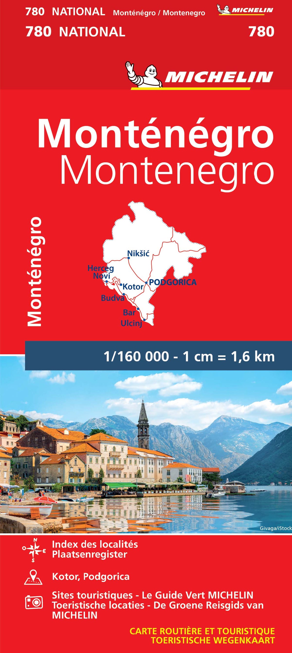 Monténégro Map by Michelin | Avenza Maps