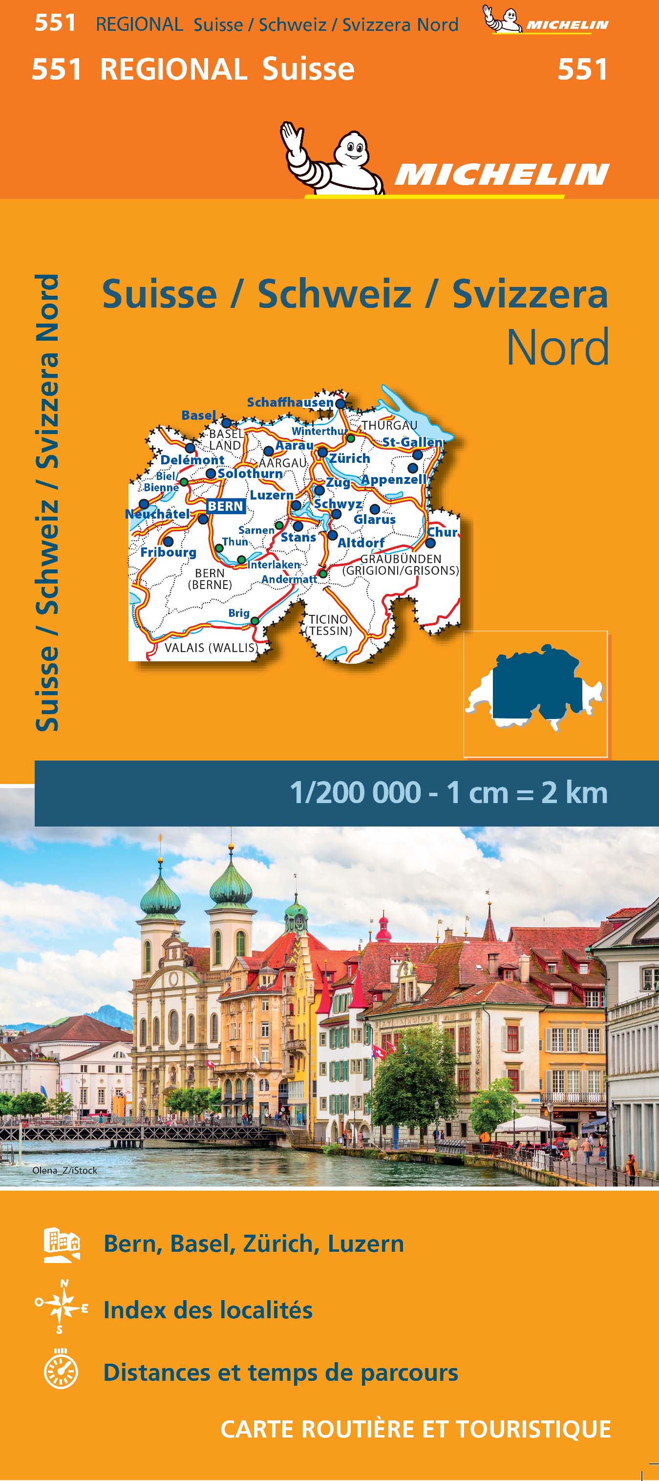 Suisse / Schweiz / Svizzera Nord Map by Michelin | Avenza Maps