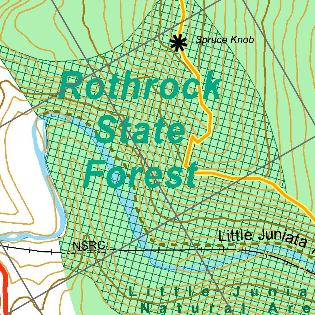 Alfarata Kiosk Map by Mid State Trail Association, Inc. | Avenza Maps