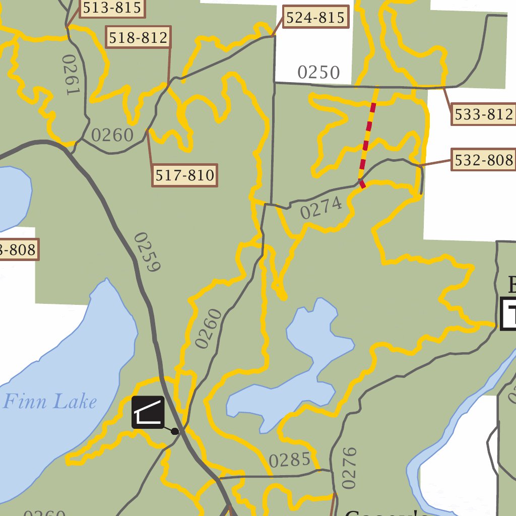 Huntersville State Forest Map by Minnesota Department of Natural ...