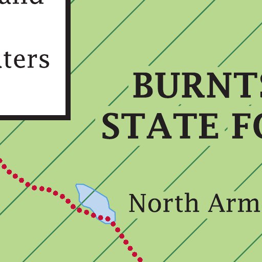 North Arm Trails, Burntside State Forest Map by Minnesota Department of ...