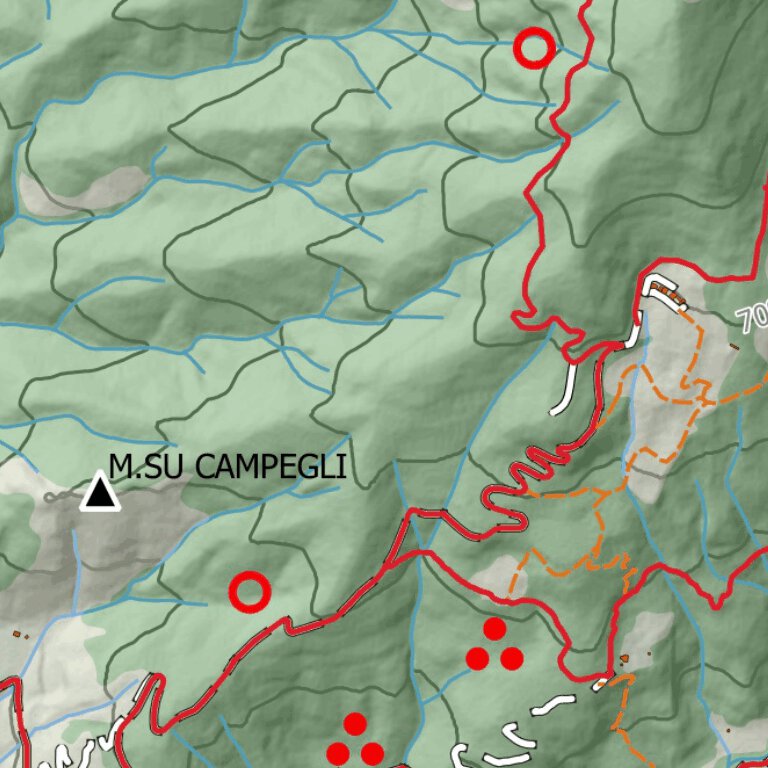 Casa Falena Map Tigullio Hiking & MTB by MNMaps | Avenza Maps