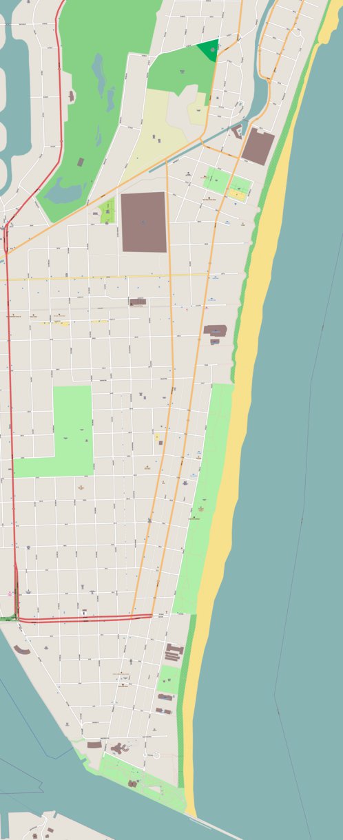 South Beach, Miami Map by Mojo Map Company | Avenza Maps