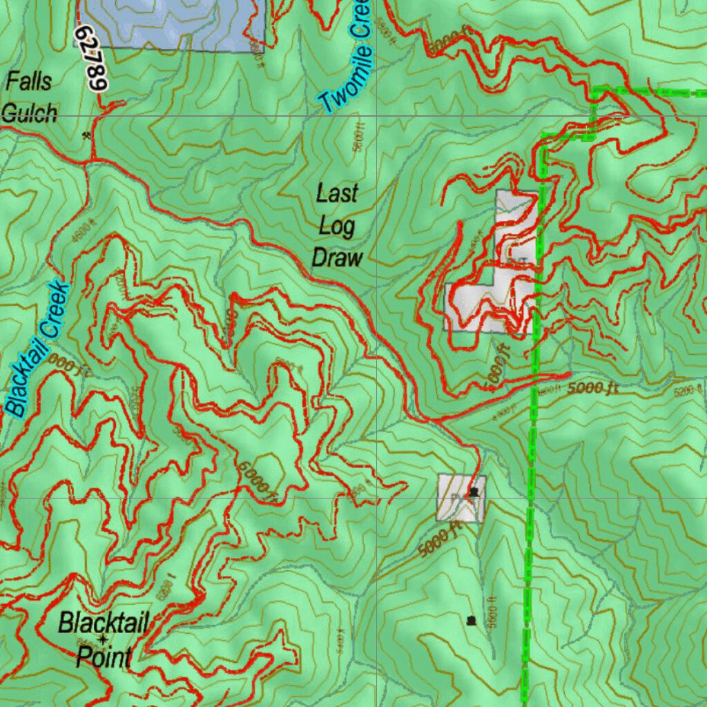 Montana Moose Hunting District 270 Land Ownerhip Map by Montana ...