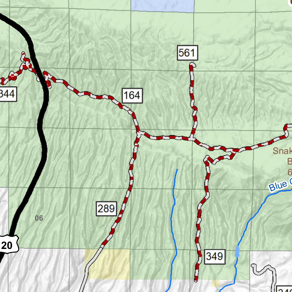 Island Park Motorized Recreation Map - South by MontanaGPS | Avenza Maps