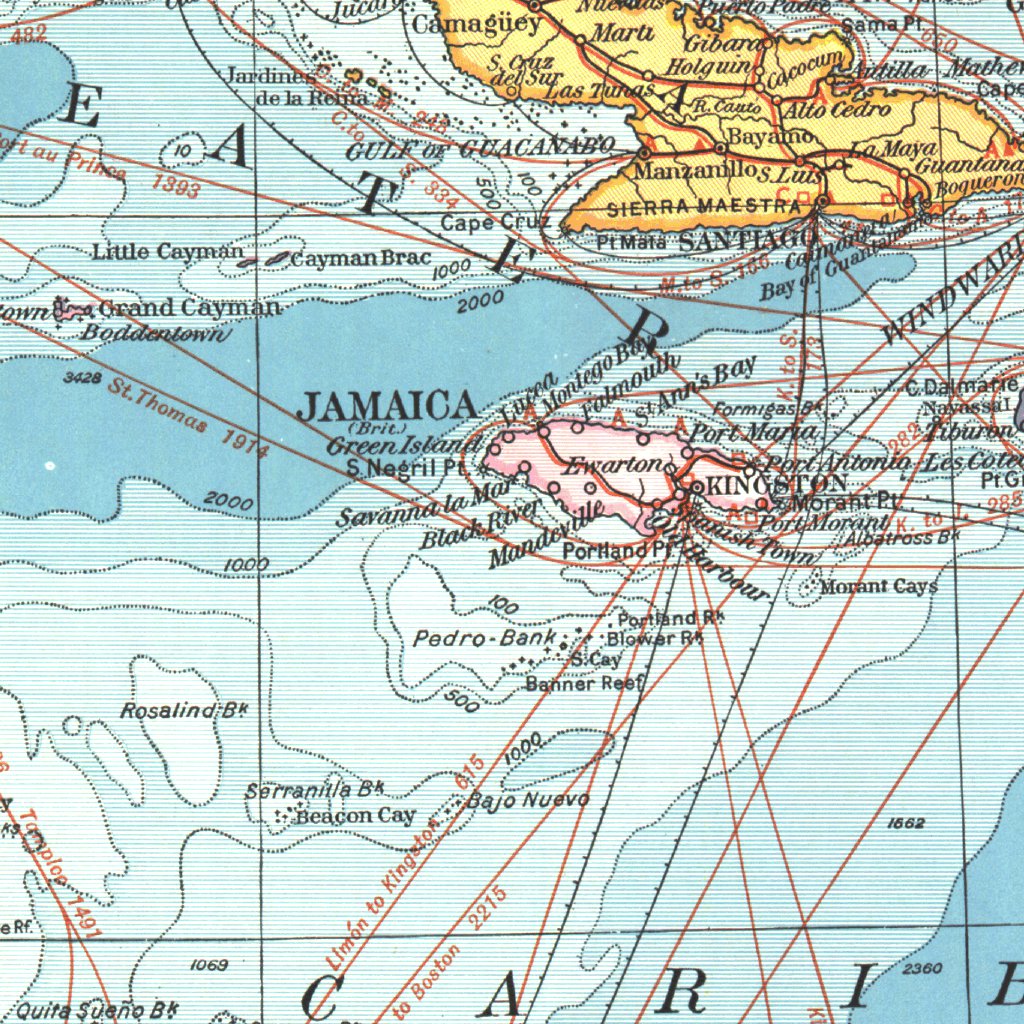 Central America, Cuba, Porto Rico, & The Islands Of The Caribbean Sea ...
